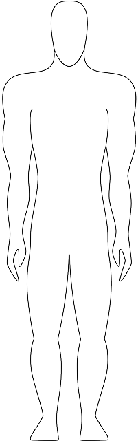 Download Human Body Outline Png - Sketch - Full Size PNG Image - PNGkit