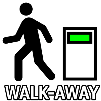 Download Walk Away Icon - Icon - Full Size PNG Image - PNGkit