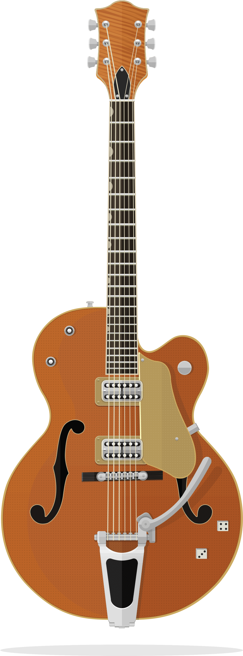 Download Svg Free Flatguitars Gretsch Brian Setzer - Gretsch 6120 ...