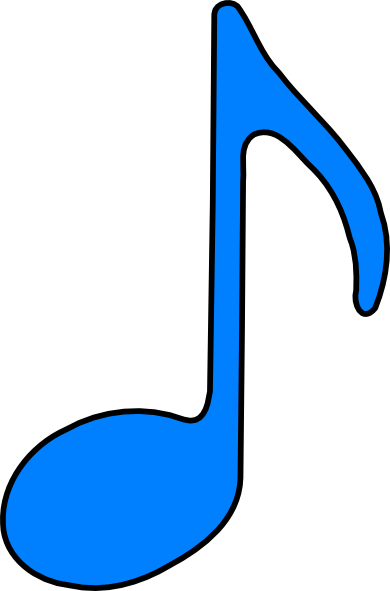 Download Music Notes Clipart Quavers - Musical Note Blue Clip Art ...
