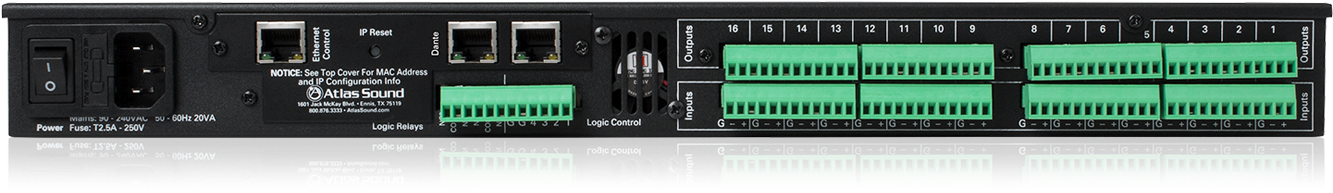 Download Bluebridge® 16 Input X 16 Output Dsp Audio Processor - Microcontroller - Full Size PNG ...