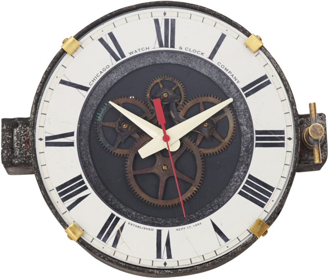 Download Chicago Factory Wall Clock - Pendulux Chicago Factory Wall Clock - Full Size PNG Image ...