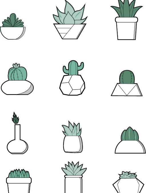 Download Succulent Icons By Student Kayley Sullivan Pinterest ...
