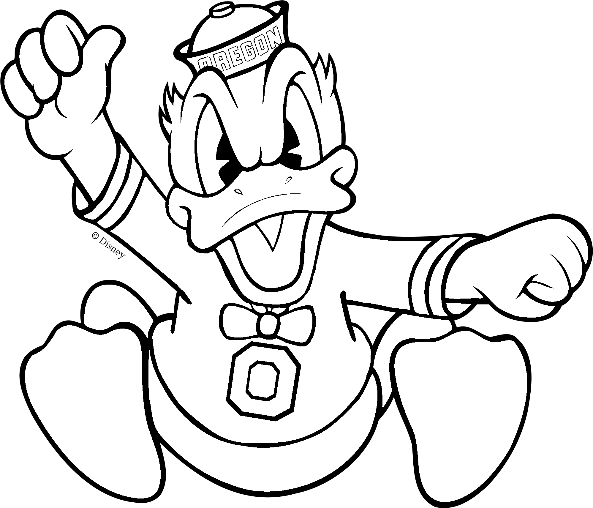 Download Oregon Ducks Logo Black And White - Oregon Ducks Logo Png ...