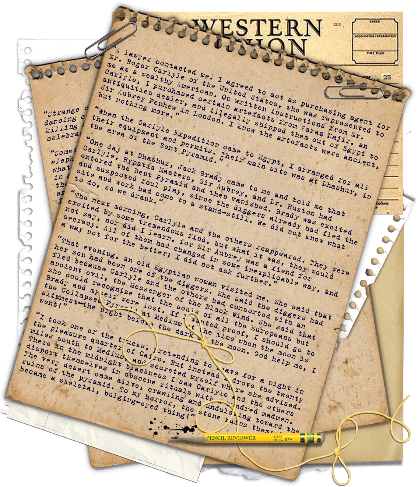 Download Warren Besart's Statement - Western Union Telegram - Full Size ...