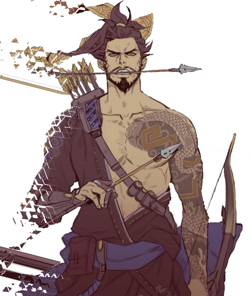 Download Hanzo Sticker - Overwatch Hanzo - Full Size PNG Image - PNGkit