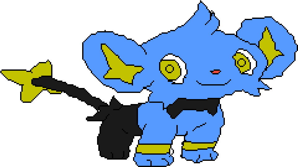 Download Shinx - Cartoon - Full Size PNG Image - PNGkit