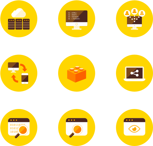 Download Coding - Icon Yellow - Full Size PNG Image - PNGkit