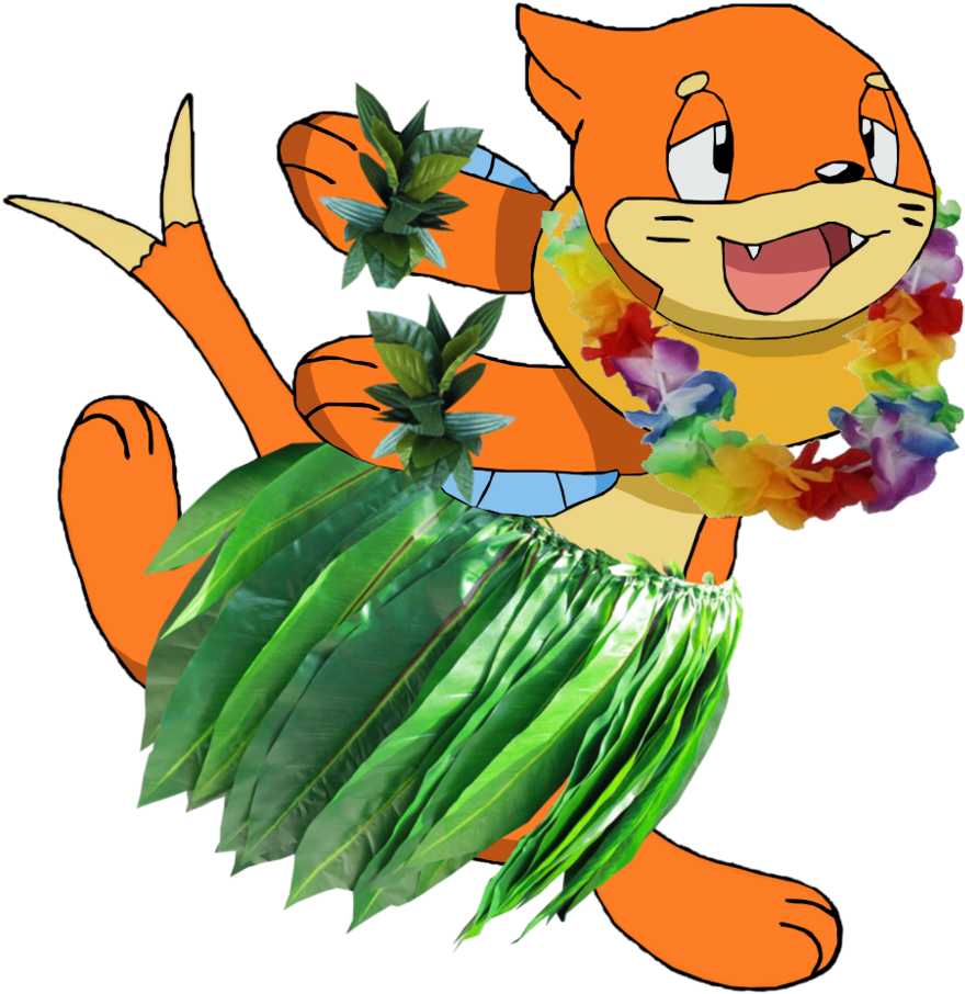 Download Hula Dancing Buizel By Pokemon-traceur - Full Size PNG Image ...