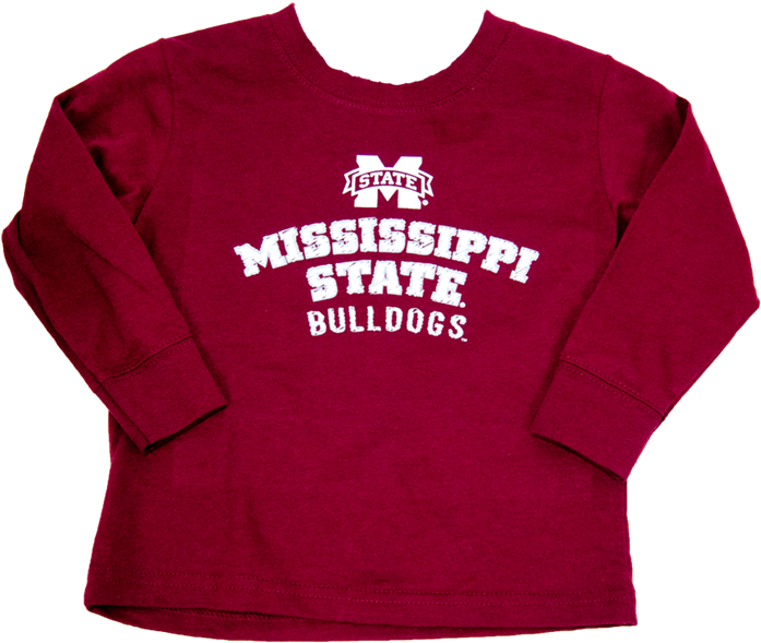 Download Toddler Banner M Mississippi State Tattered Font Long - Long ...