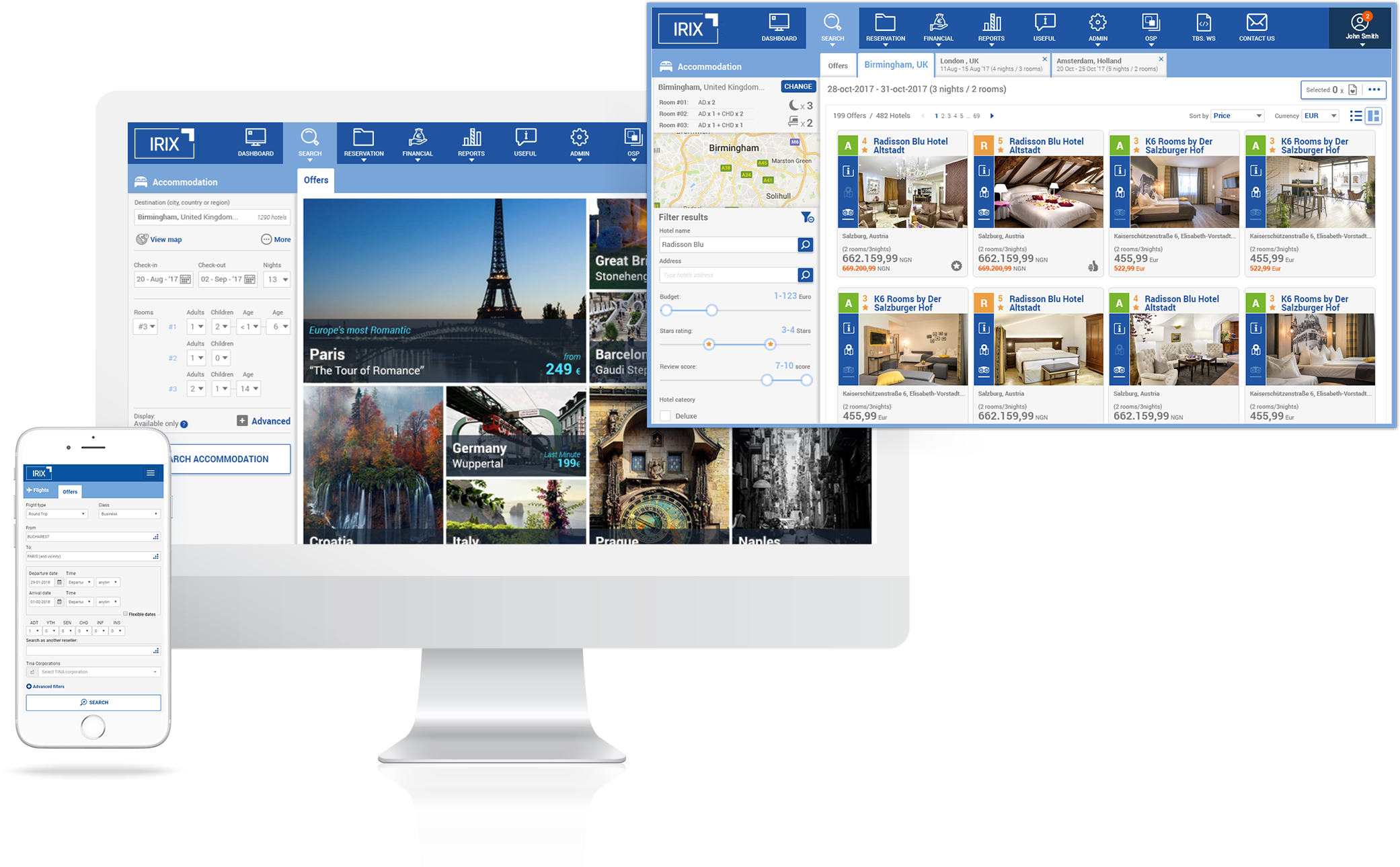 Download Irix Responsive Interface - Responsive Web Design - Full Size ...