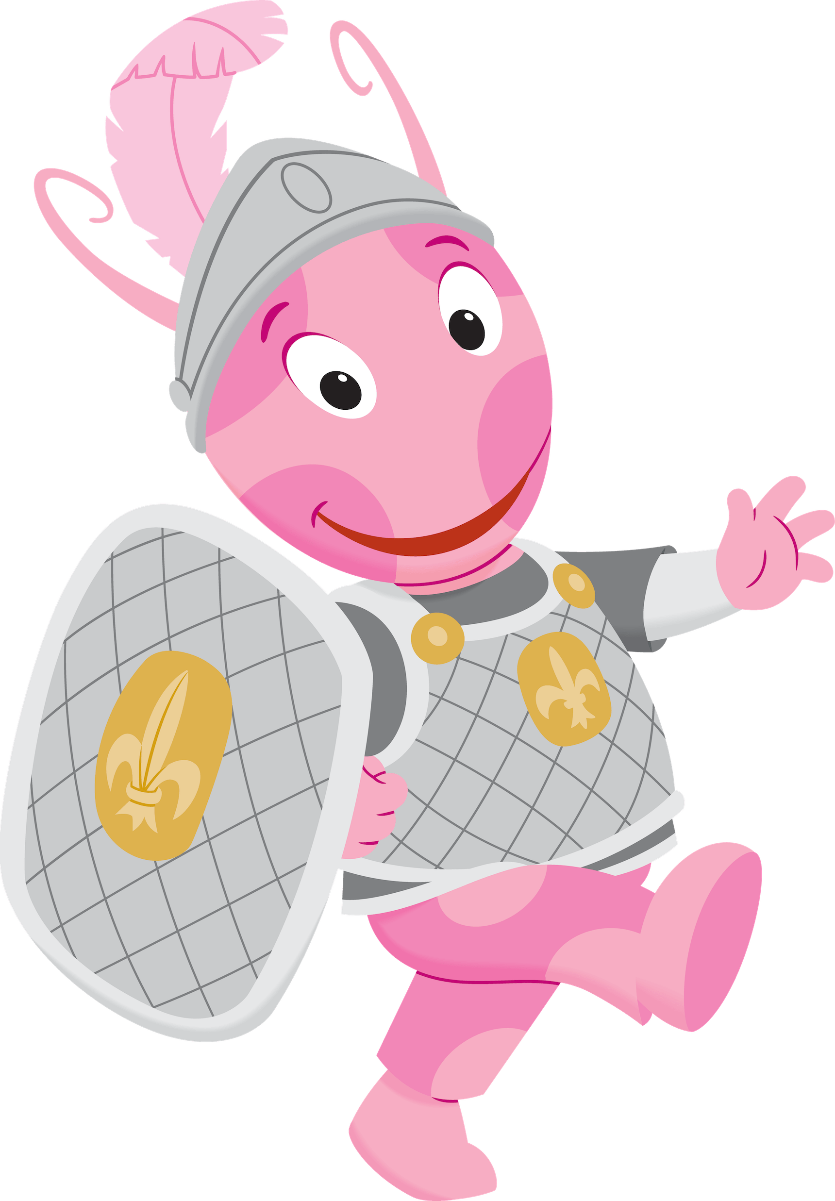 Download Uniqua Dressed As Knight - Uniqua The Pink Knight - Full Size ...