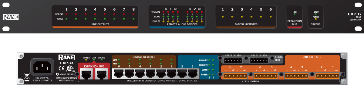 Download Exp3x Output & Dsp Expander For Hal1x - Rane Ttm 57sl - Full ...