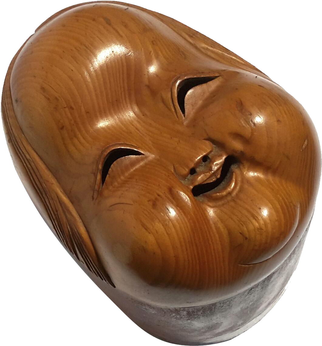 Download A Wonderful Japanese Noh Theater Inspired Wooden Mask ...
