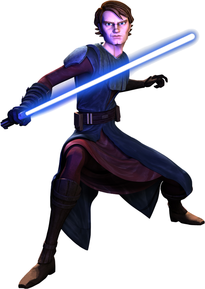 Download Anakin Skywalker - Star Wars Animated Anakin - Full Size PNG ...