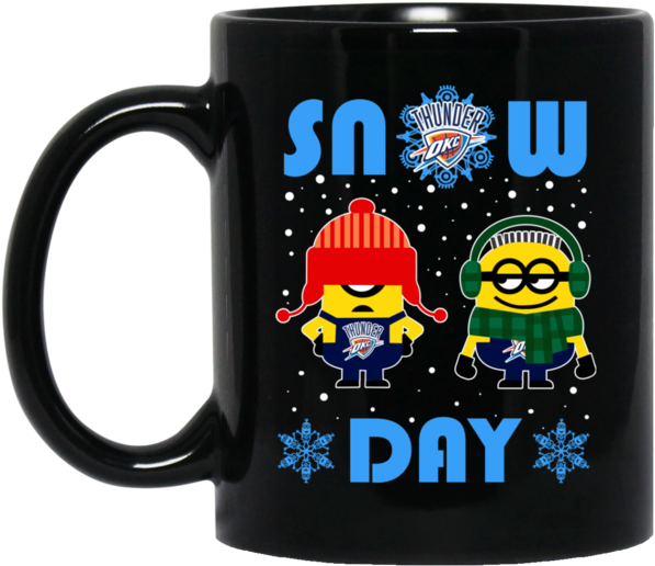 Download Minion Oklahoma City Thunder Mug Snow Day Snowflake - South ...