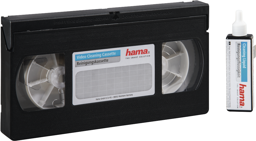 Download Vhs/s-vhs Video Cleaning Tape - Vhs - Full Size PNG Image - PNGkit