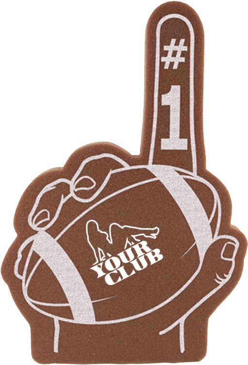 Download Foam Football Finger - Foam Football Hand Quantity(100) - Full ...