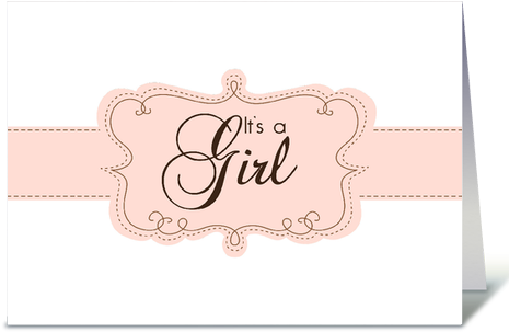 Download Its A Girl Png - Its A Girl Cards - Full Size PNG Image - PNGkit