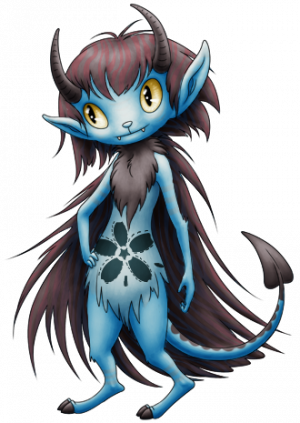 Download Simpf - Female Imp - Full Size PNG Image - PNGkit