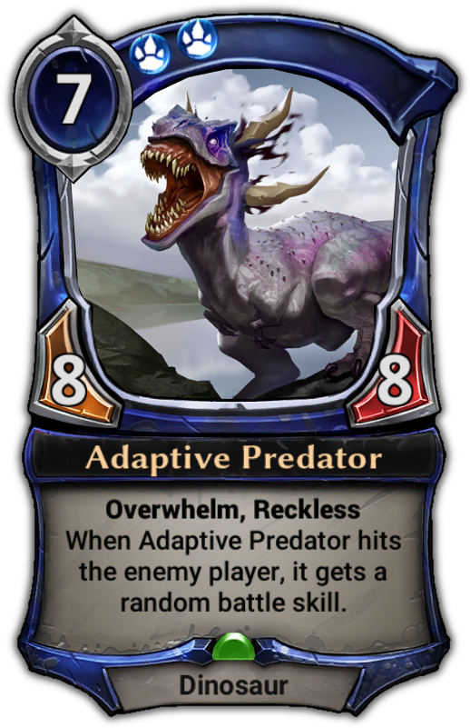 Download Adaptive Predator - Eternal Card Game Oni - Full Size PNG ...