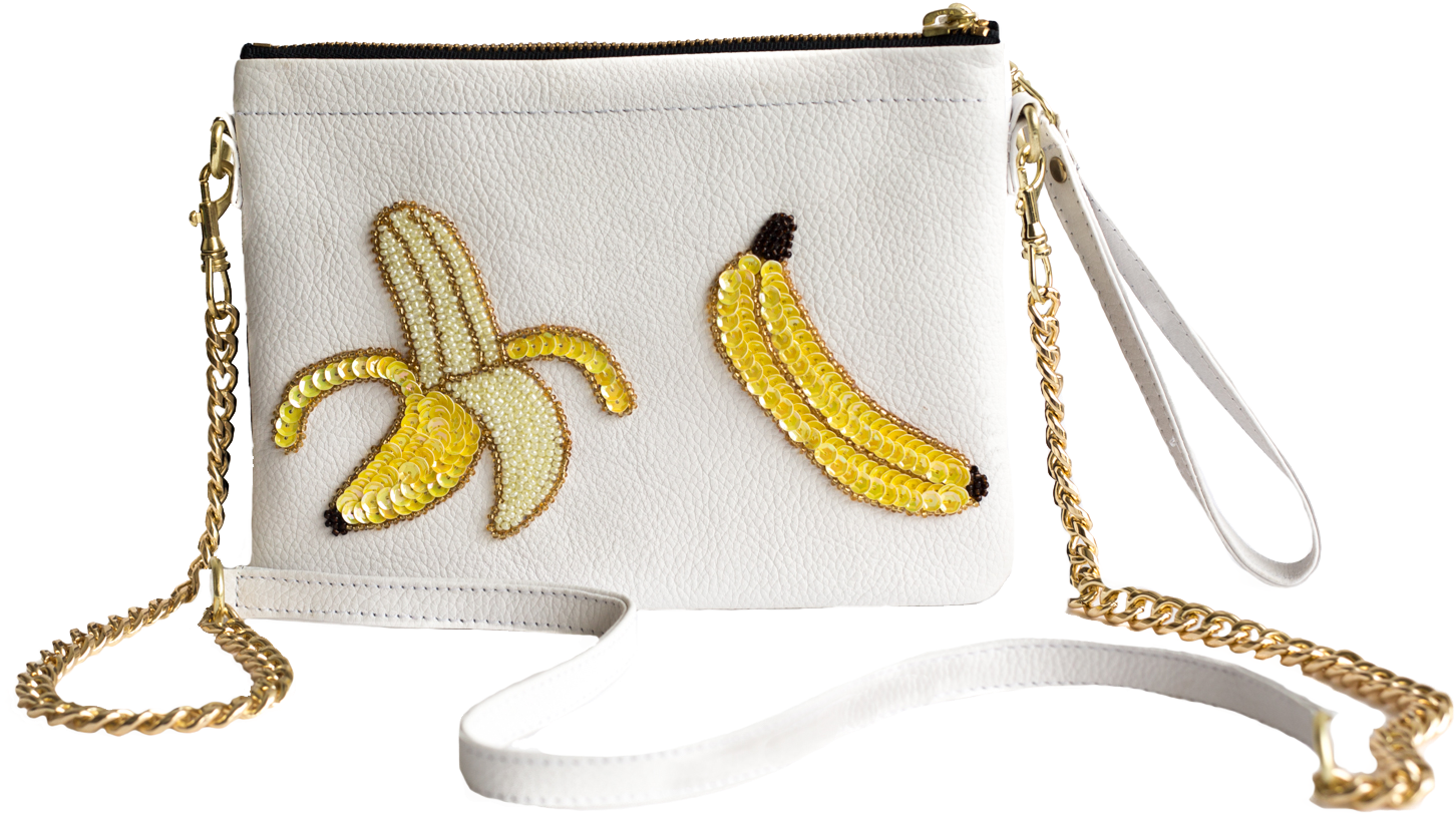 Download White Banana Split Bag - Bag - Full Size PNG Image - PNGkit