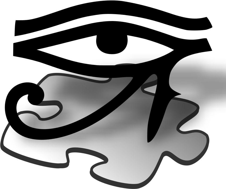 Download File - Amon-ra Template - Svg - Eye Of Horus - Full Size PNG ...