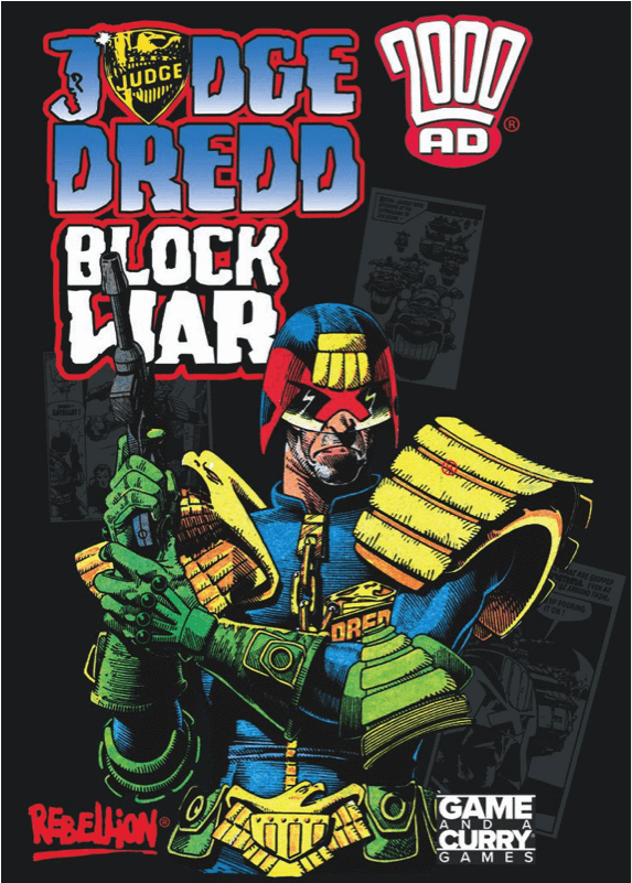 Download Block War - Judge Dredd Block War Card Game - Full Size PNG ...