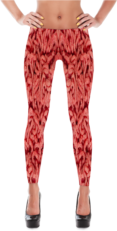 Download Ground Beef Leggings - Beauty And The Beast Stained Glass ...