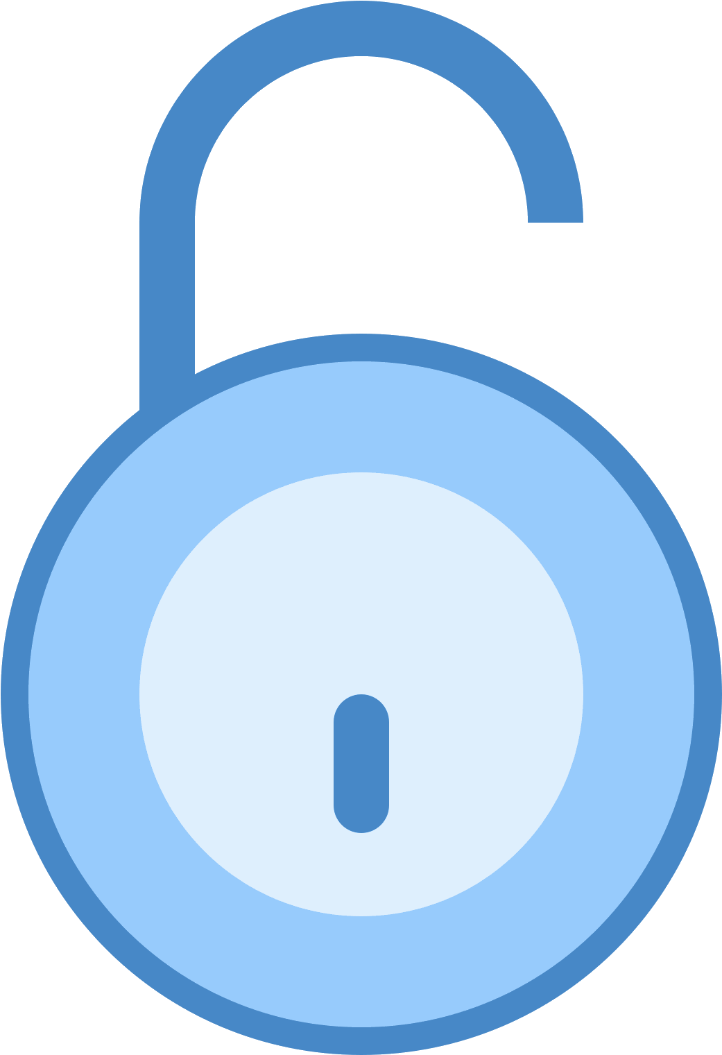 Download It's An Icon Of A Lock - Circle - Full Size PNG Image - PNGkit