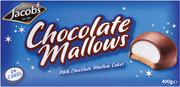 Download Jacob's Chocolate Mallows 400g - Full Size PNG Image - PNGkit