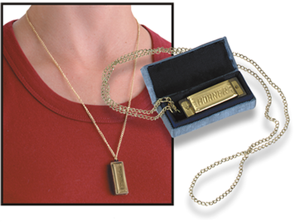 Download $5 - - Hohner Mini Harmonica Necklace - Full Size PNG Image ...