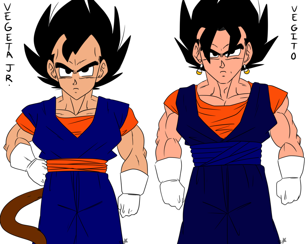Download Vegeta Junior And Vegito - Vegerot - Full Size PNG Image - PNGkit