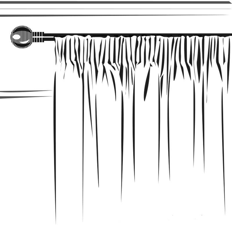 Download Curtain Pleat Information - Curtain - Full Size PNG Image - PNGkit