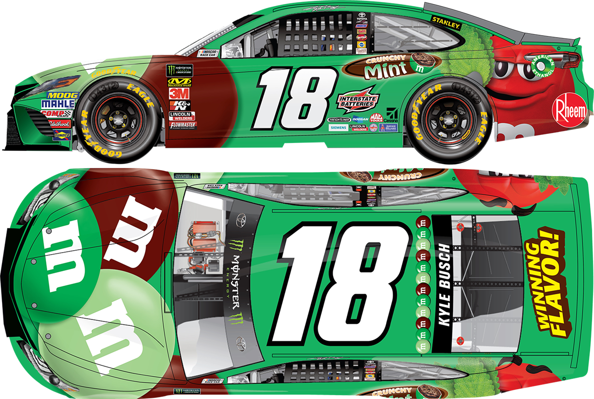 Download Our - Kyle Busch 2018 Diecast - Full Size PNG Image - PNGkit