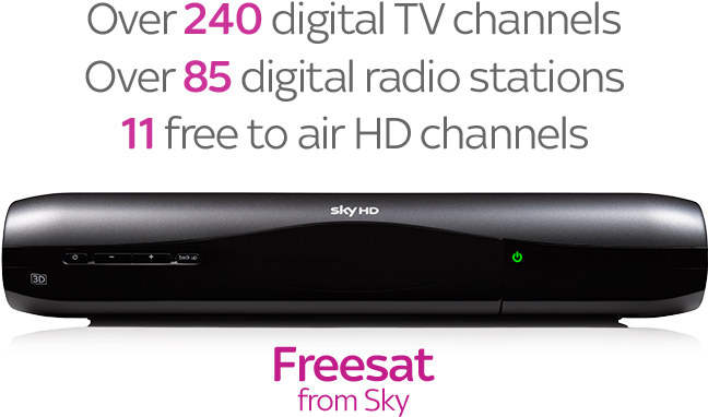 Download Order Freesat From Sky - Sky Uk No Contract - Full Size PNG ...