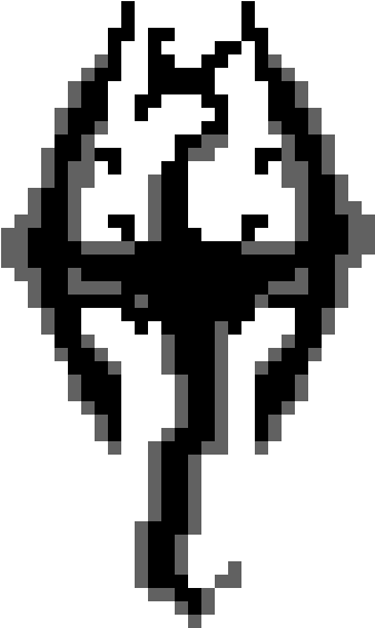 Download Skyrim Dragon - Elder Scrolls Pixel Art - Full Size PNG Image ...