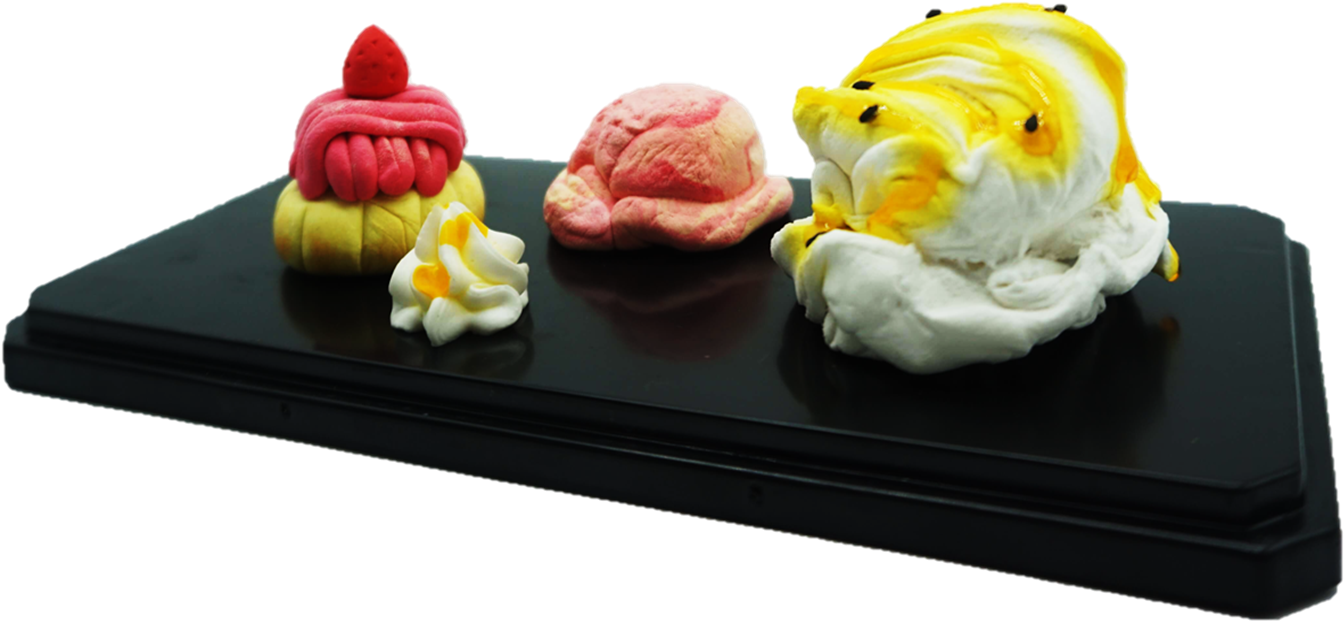 Download Free Sample Soft Modeling Whipped Cream Clay With Nozzle ...