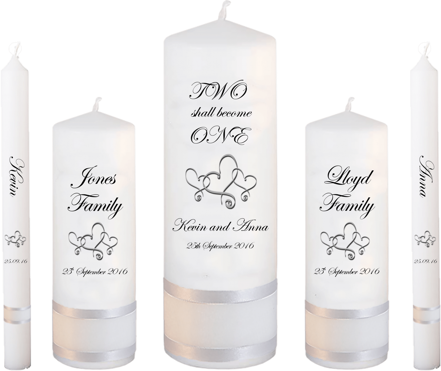 Download Wedding Candle Set Deluxe Inscription Font 2 Hearts - Candle ...
