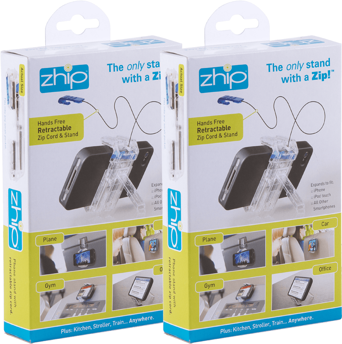 Download Zhip Phone Stand With 3 Feet Retractable Zip Cord For - Full ...