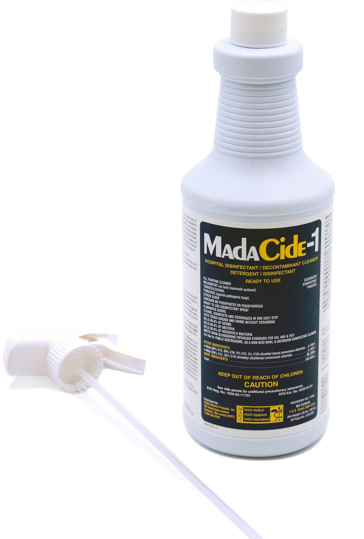 Download Madacide Spray Bottle - Unitedtattoosupply Glor1025 32oz Spray ...