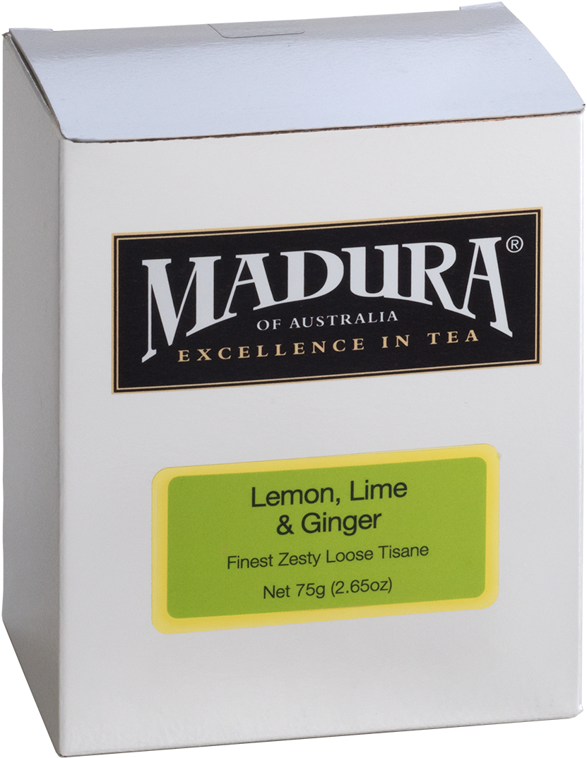 Download Lemon, Lime & Ginger 75g Leaf Tea - Madura Green Leaf Tea ...