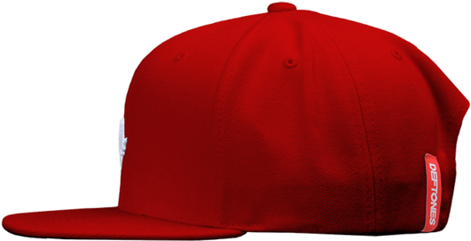Download White Pony Red Snapback - Cap Side View Png - Full Size PNG ...