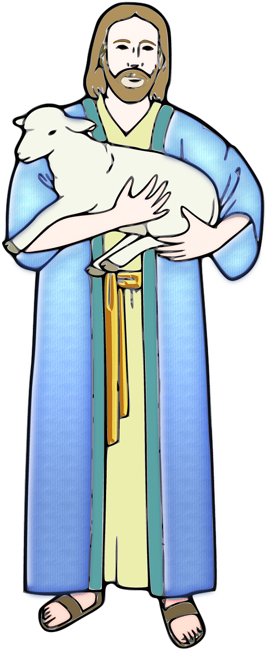 Download Jesus Christ Sheep - Religion - Full Size PNG Image - PNGkit