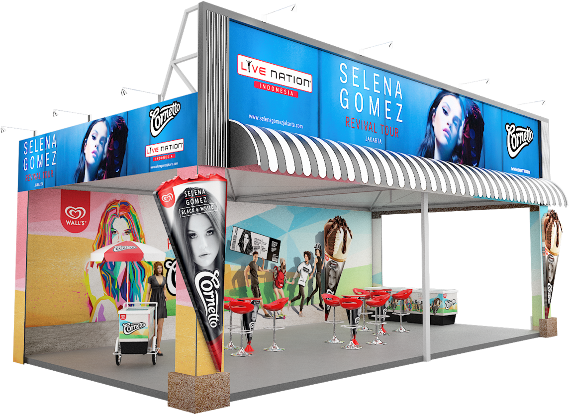 Download Selena Gomez Concert - Inflatable - Full Size PNG Image - PNGkit