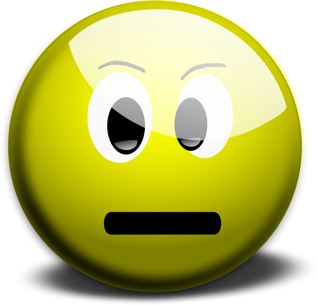 Download Yellow Neutral Smiley Face - Full Size PNG Image - PNGkit