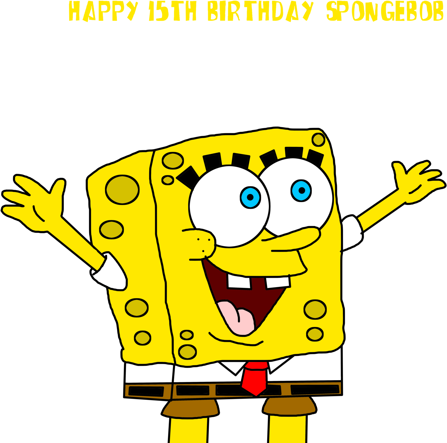 Download Spongebob - Spongebob Happy Face Transparent - Full Size PNG ...