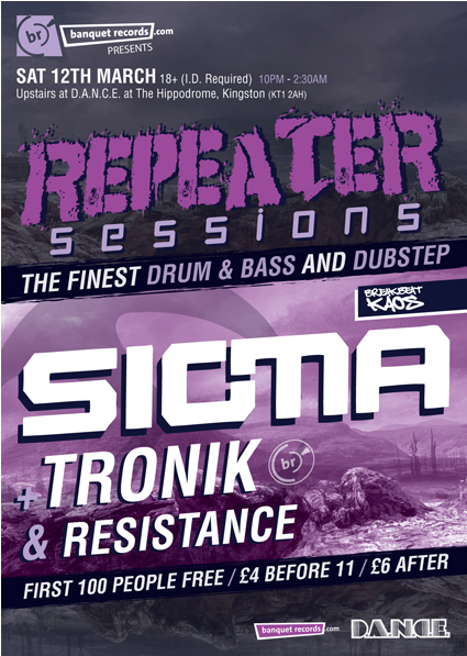 Download Sigma / Repeater Saturday 12th March At Repeater Sessions ...