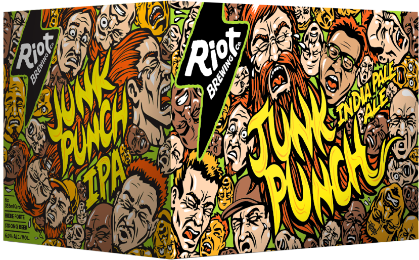 Download Riot Brewing Co Riot Beer Junk Punch Ipa - Full Size PNG Image ...