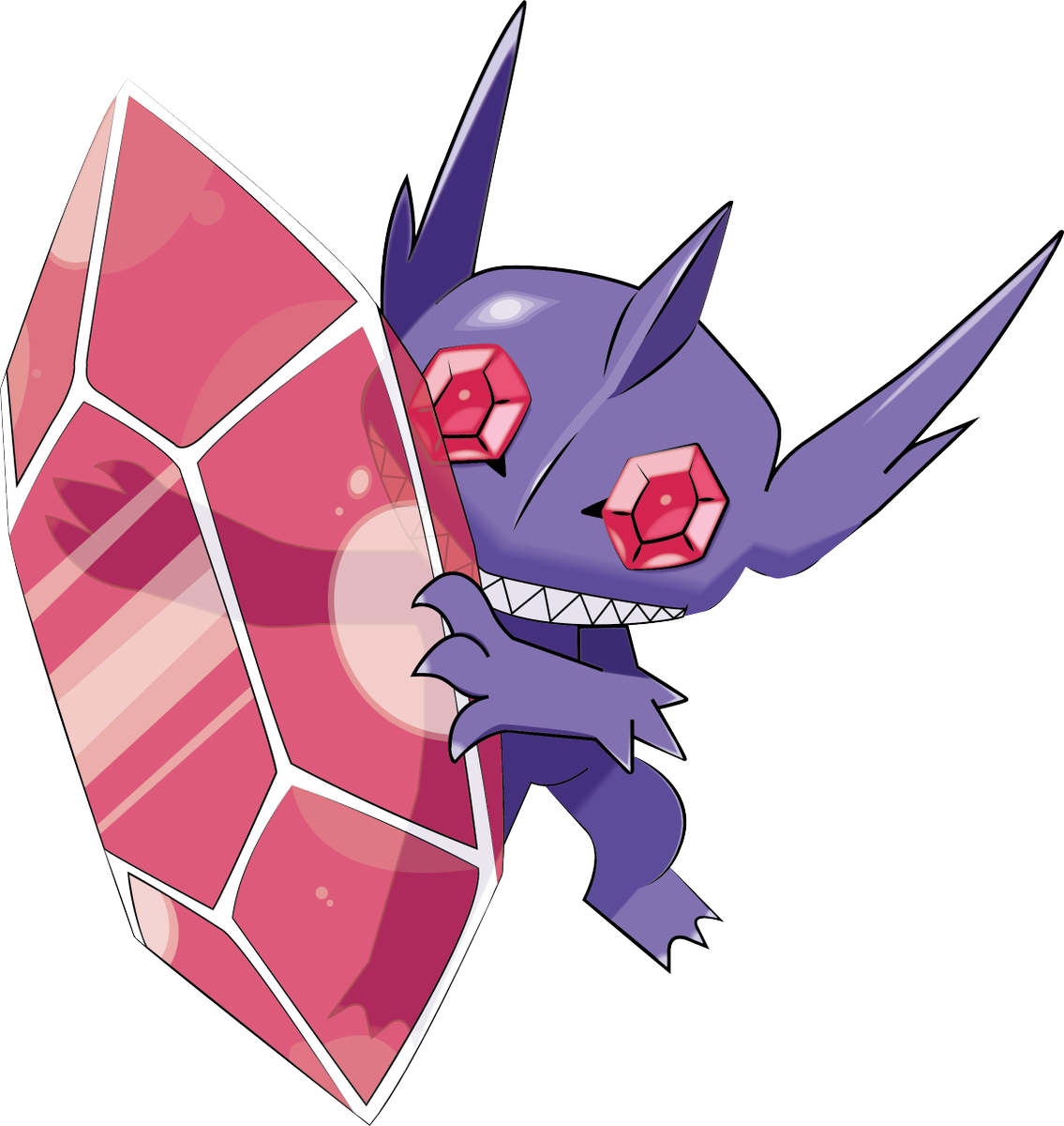 Download Mega Sableye Mask - Full Size PNG Image - PNGkit
